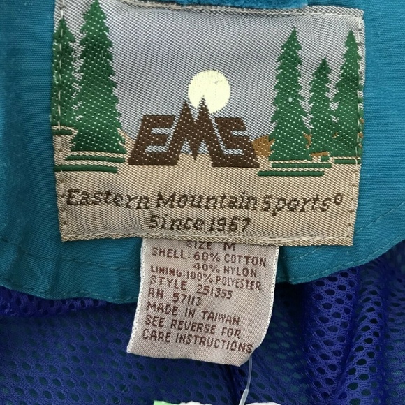 EMS | Jackets & Coats | Ems Vintage Full Zip Hood Windbreaker Jacket Sz ...